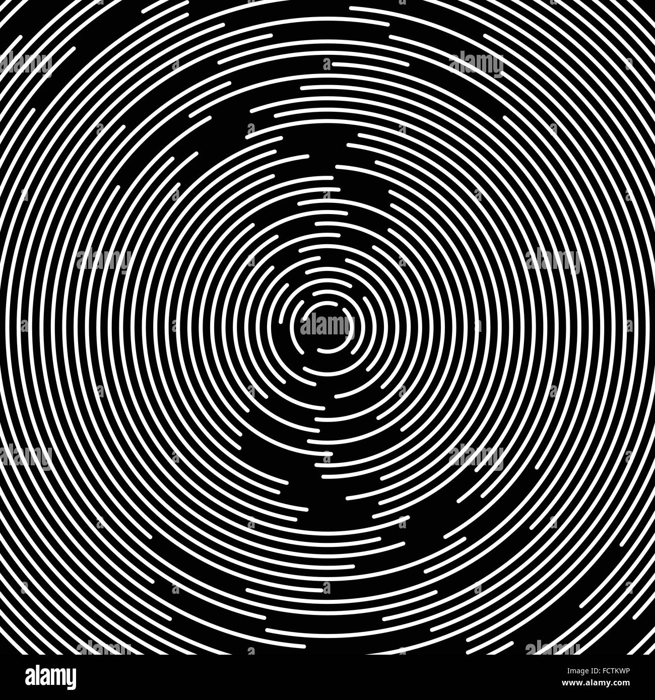 Concentric circles abstract element. Radiating, radial circles, ripple effect Stock Vector Image ...