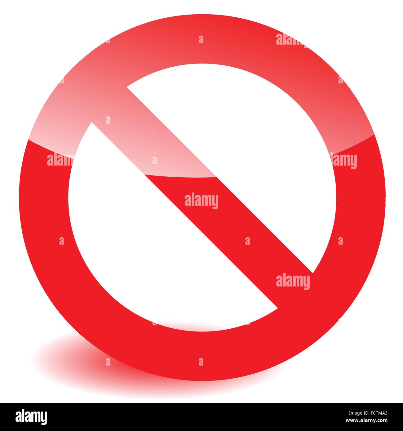 Prohibition, restriction sign vector for limit, stop, disallowed themes ...