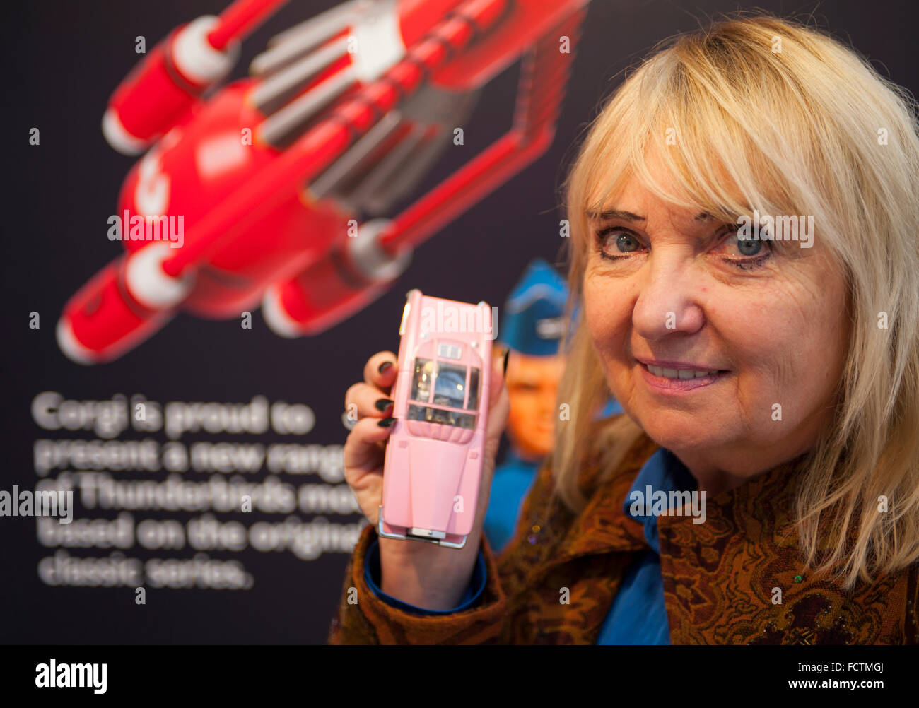 Olympia, London, UK. 25th January, 2016. Dee Anderson on the Hornby ...