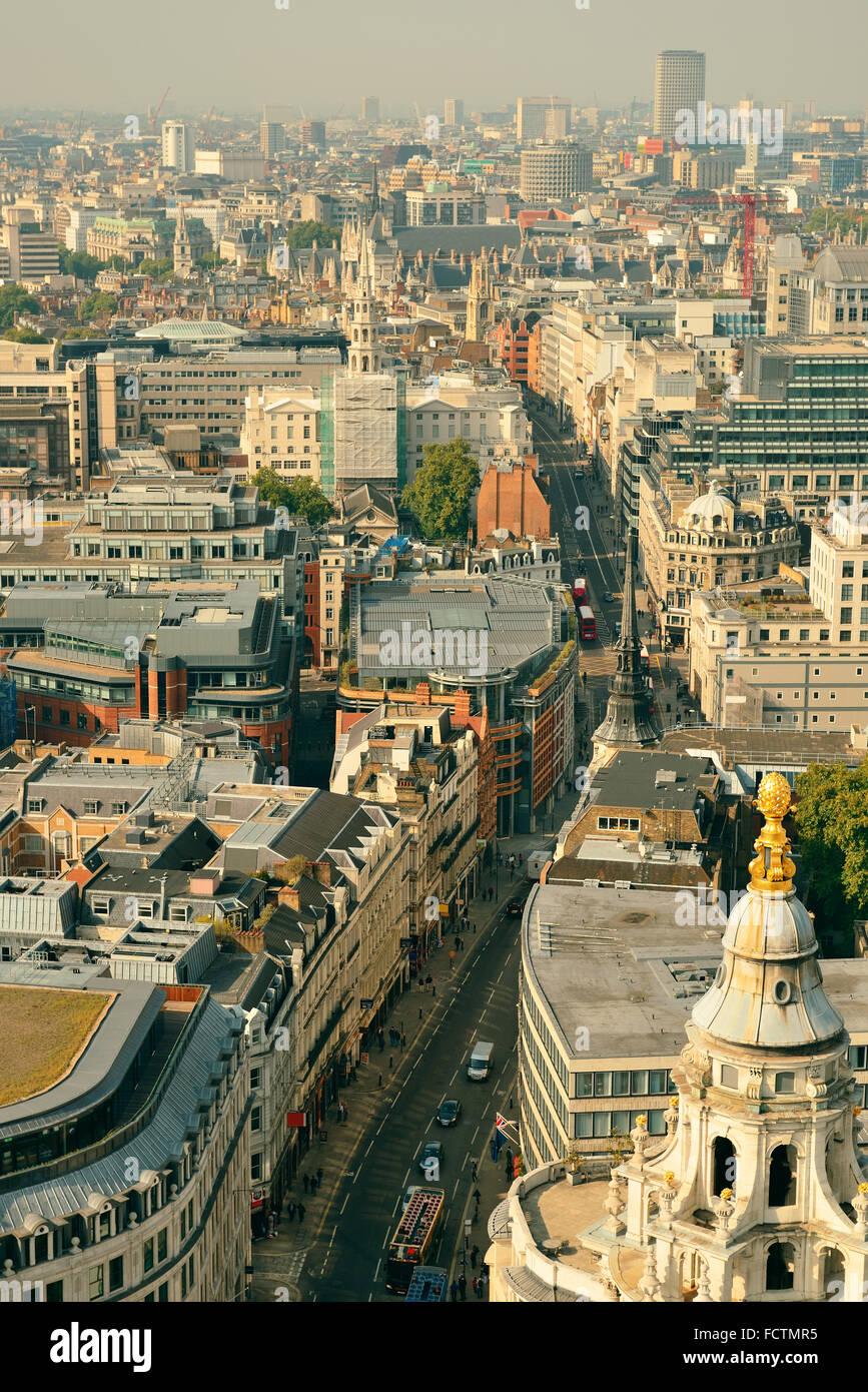 London rooftop view panorama with urban architectures Stock Photo - Alamy