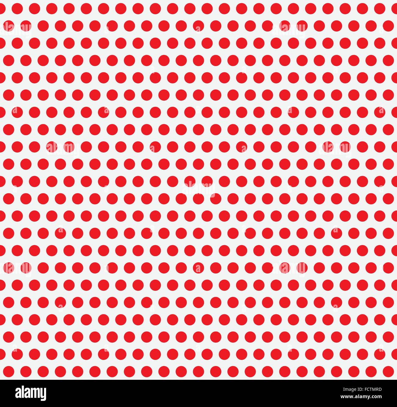 Red and white, duotone dotted, polka dot background. Vector ...