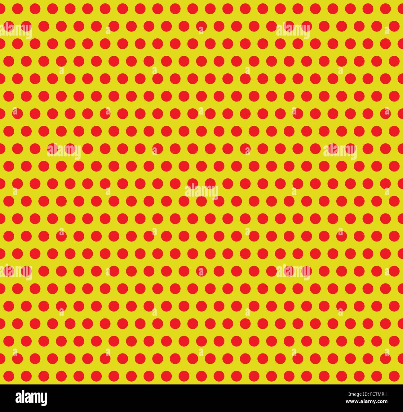 Dotted pop-art, polka dot background. Yellow, red repeatable pattern ...