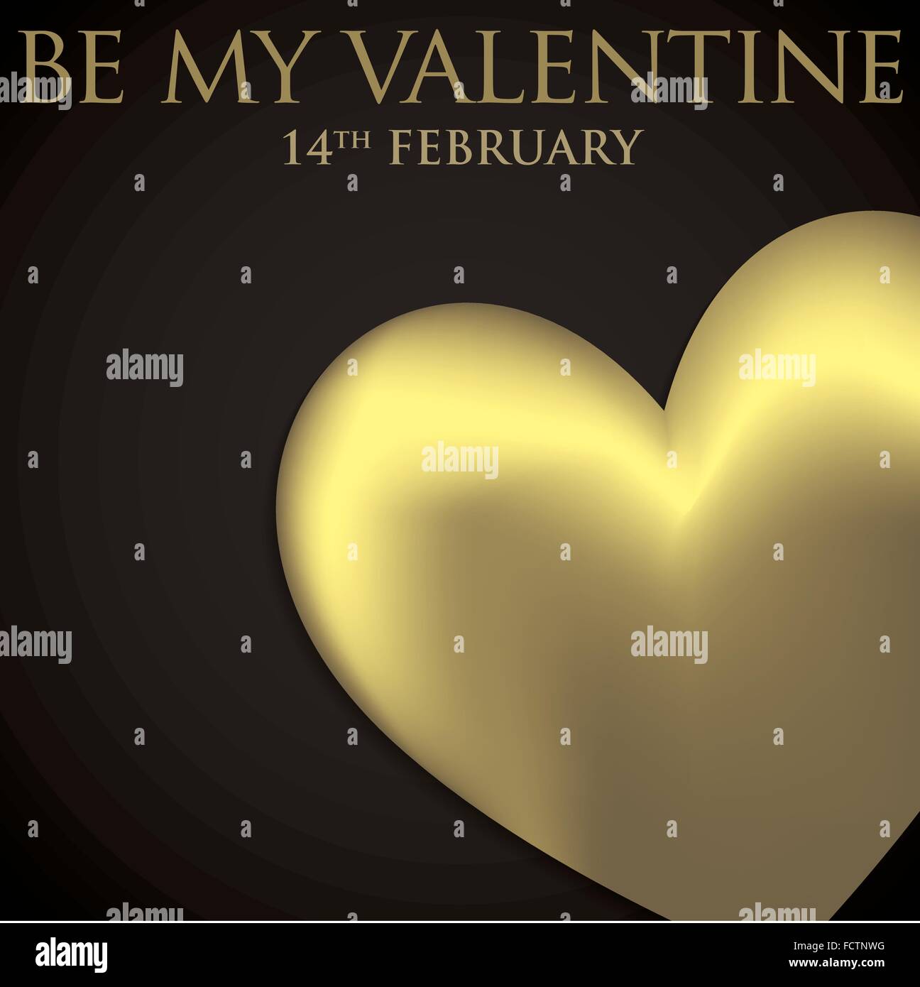 Heart balloon Valentine's Day card in vector format Stock Vector Image ...