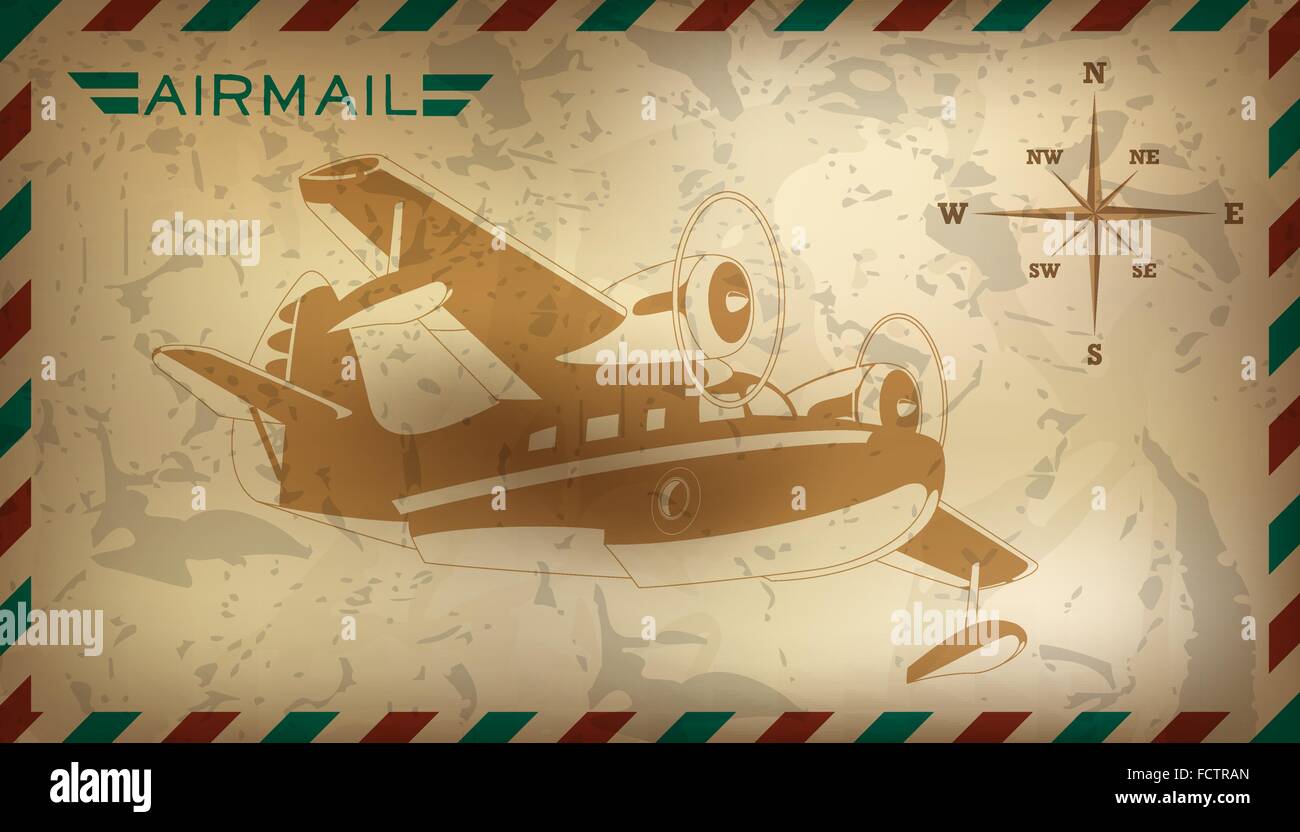 Postal background. Vector illustration Stock Vector Image & Art - Alamy