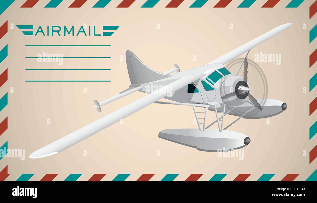 Postal background. Vector illustration Stock Vector Image & Art - Alamy