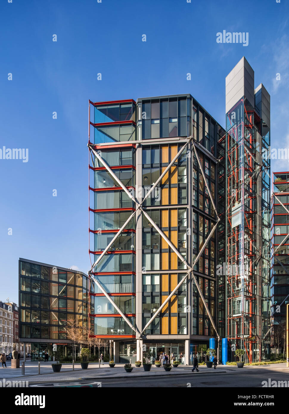 Neo Bankside Apartments designed by Rogers Stirk Harbour + Partners and shortlisted for the RIBA ...