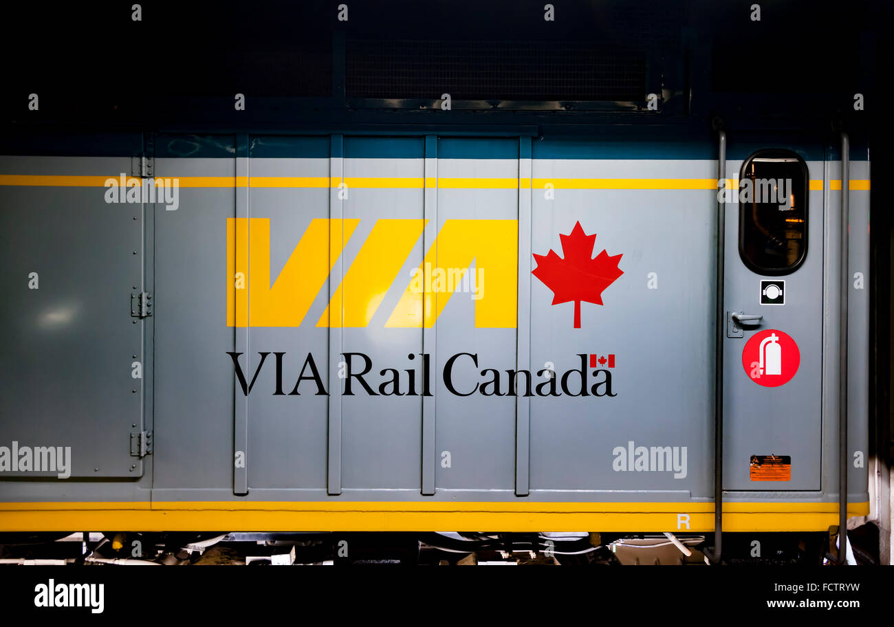 Via rail hi-res stock photography and images - Alamy