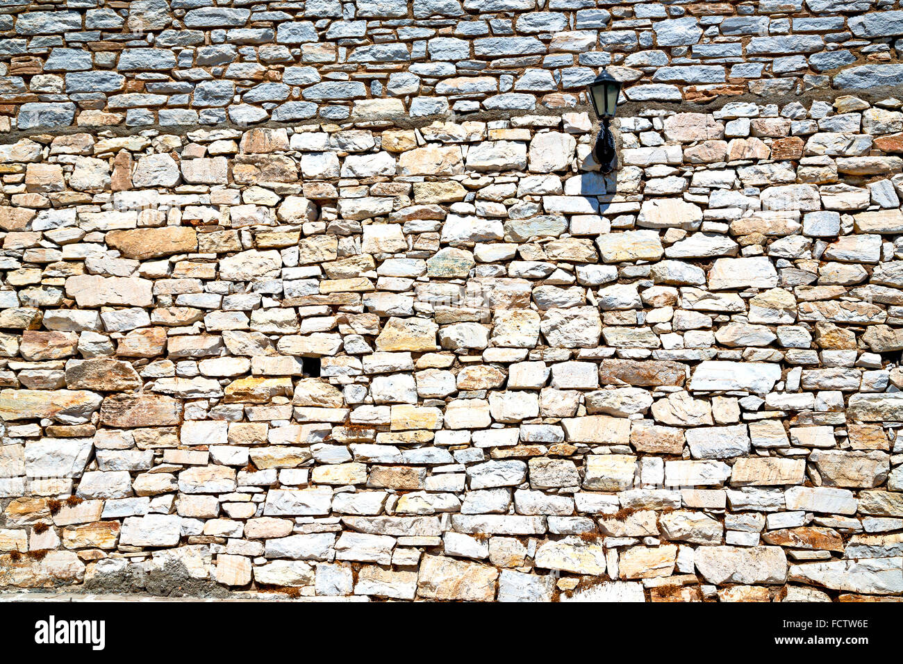 step brick in greece old wall and texture material the background Stock ...