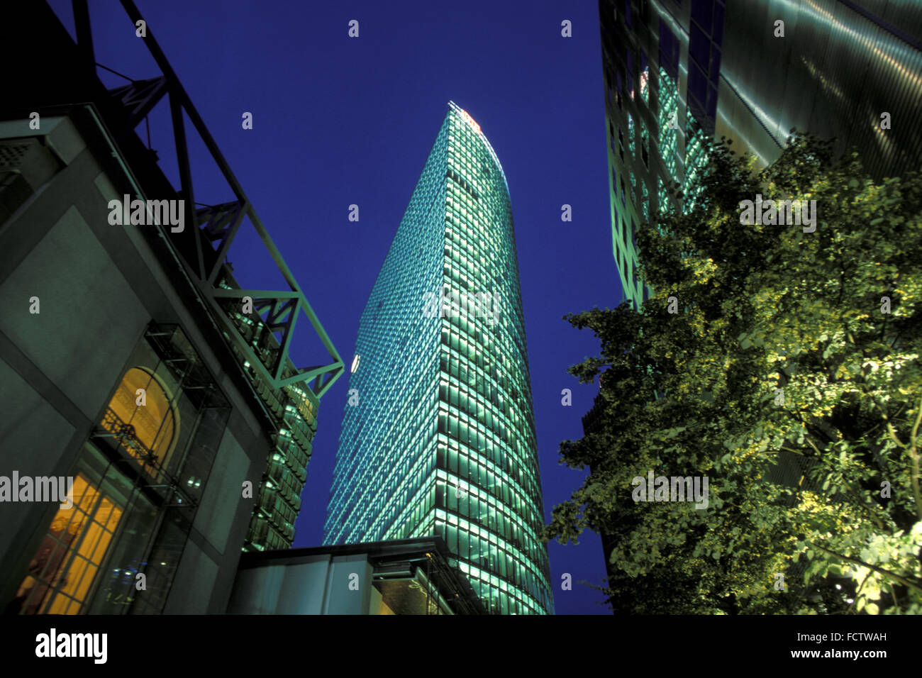 DEU, Germany, Berlin, the high-rise building of the German Railway ...