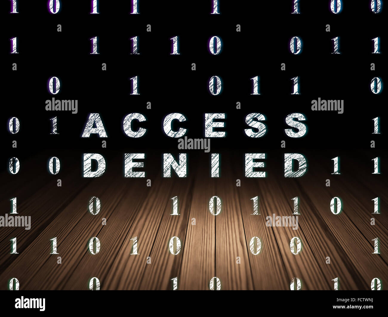 Privacy concept: Access Denied in grunge dark room Stock Photo - Alamy