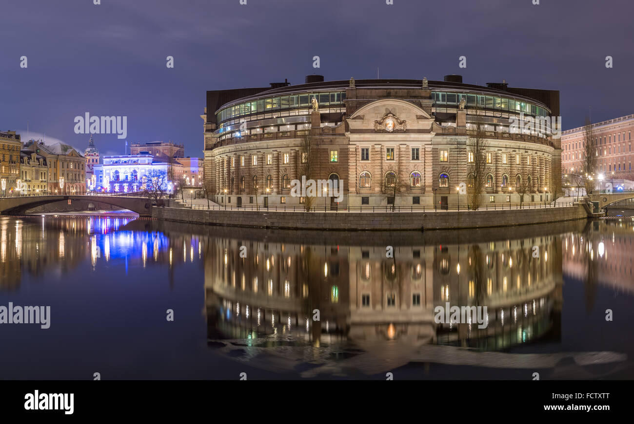 Swedish parliament building hi-res stock photography and images - Alamy
