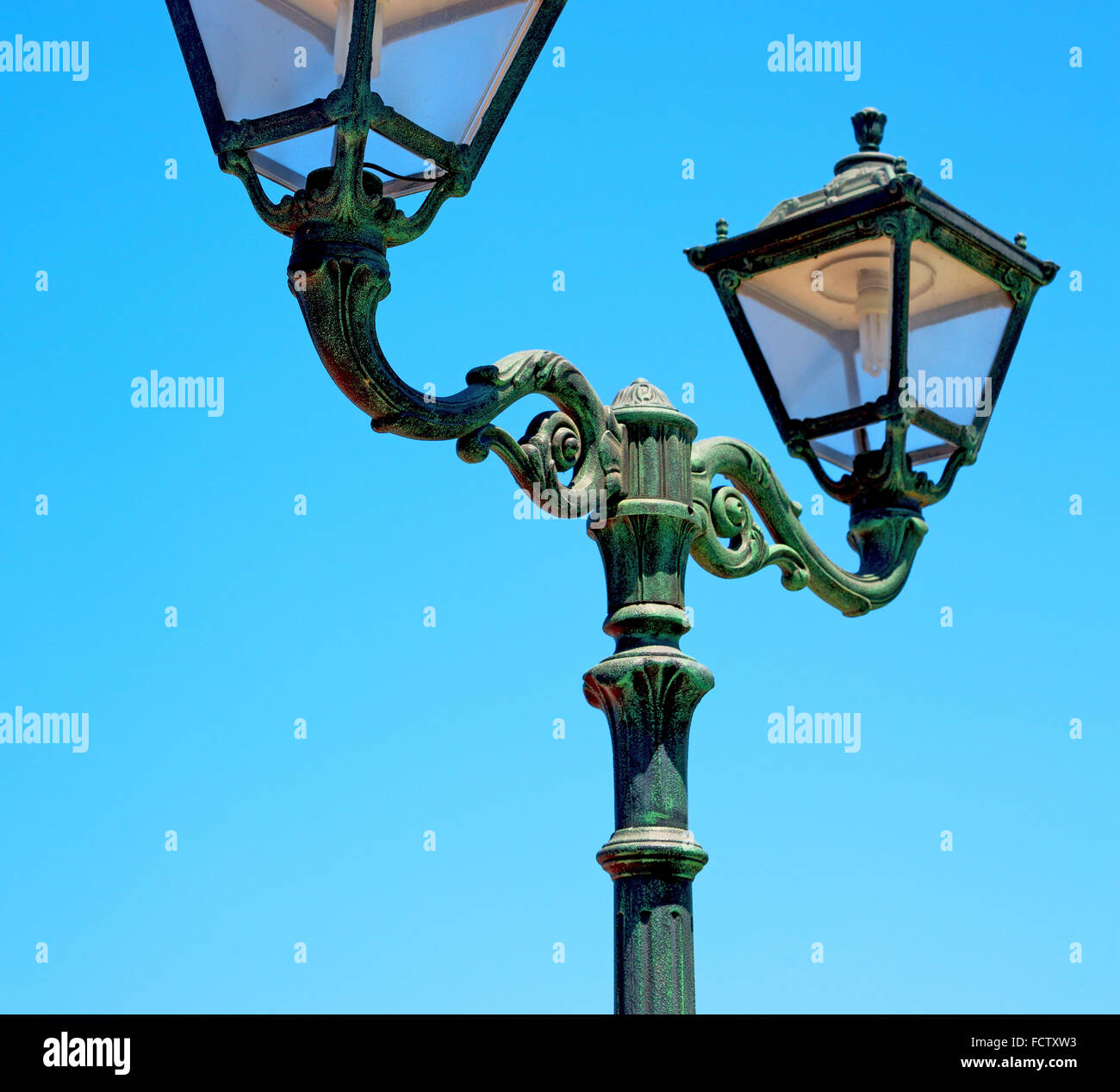 europe in the sky of italy lantern and abstract illumination Stock ...