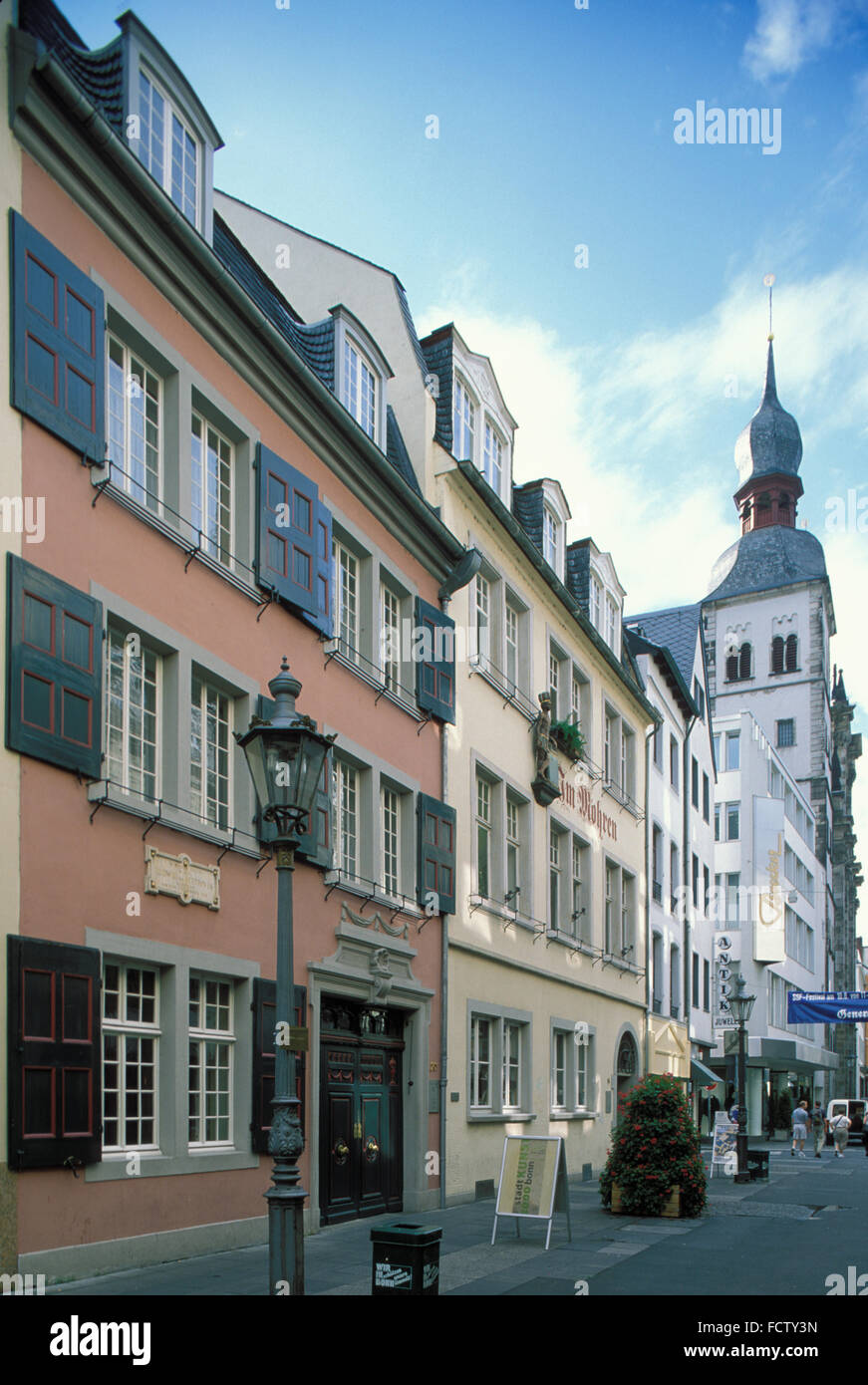 DEU, Germany, Bonn, the Beethoven house at the Bonngasse, the house ...