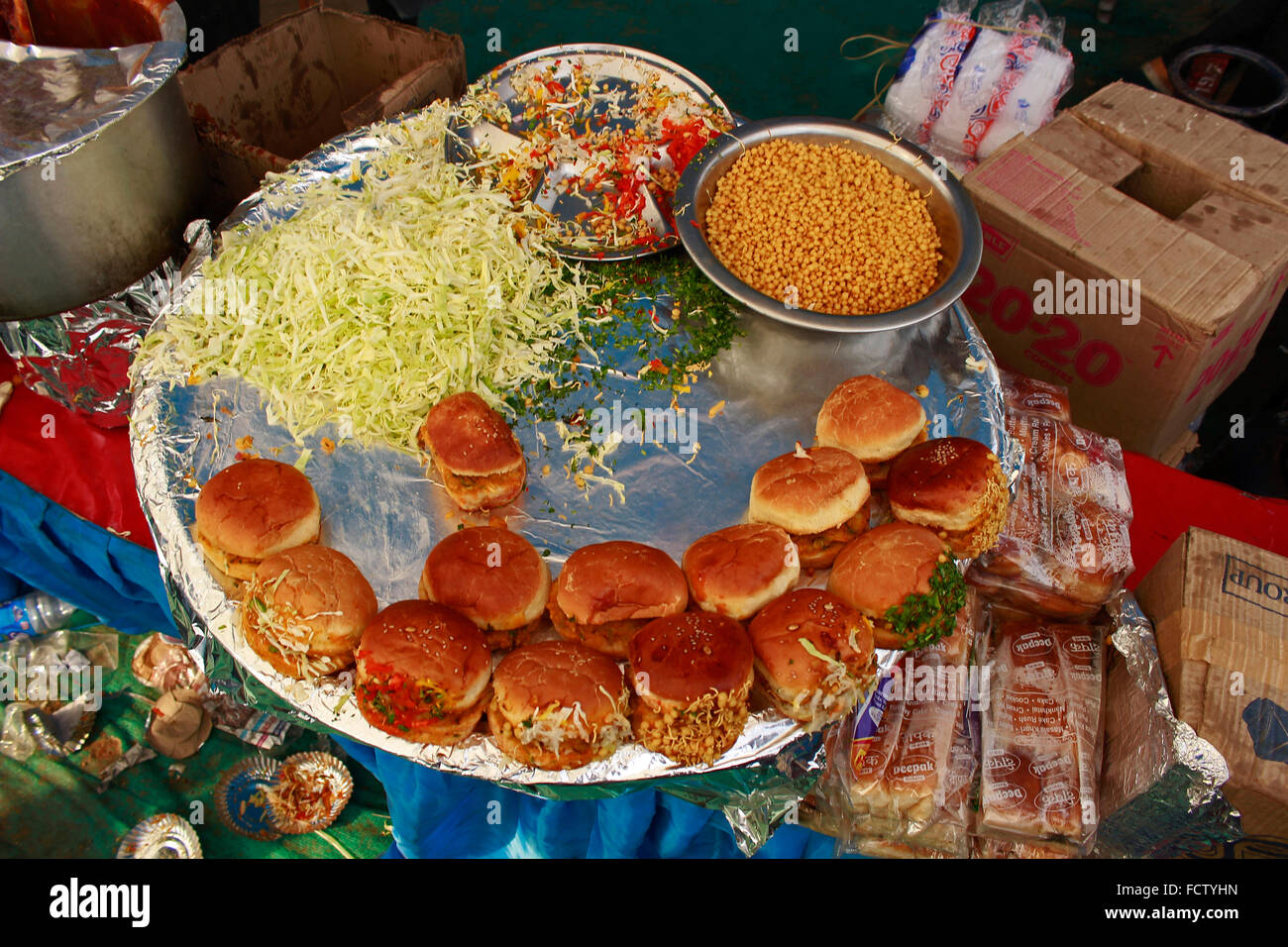 Fast food stall, Pushkar, Rajasthan, India Stock Photo - Alamy