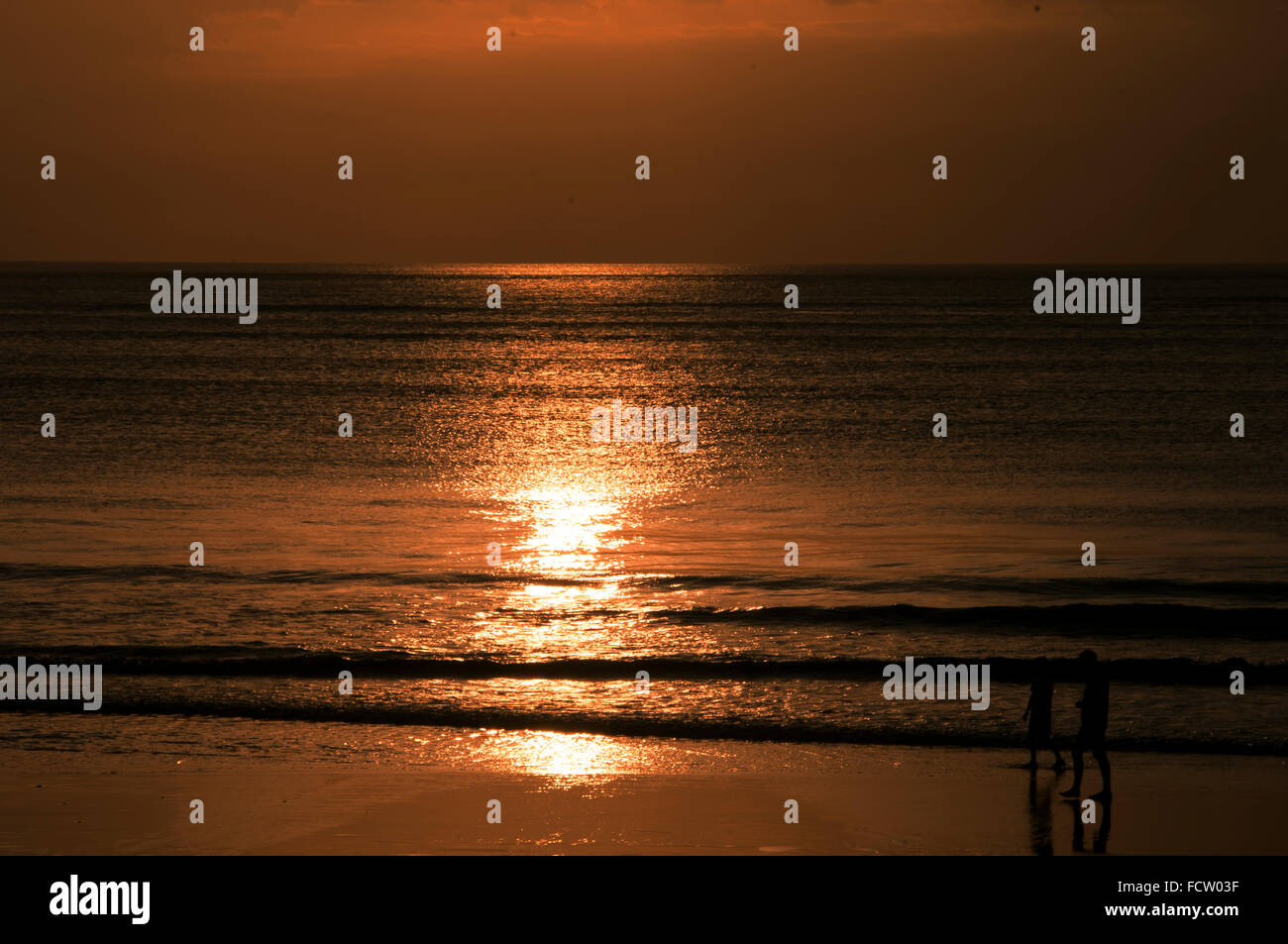 sea sunset Indonesia Bali Stock Photo - Alamy