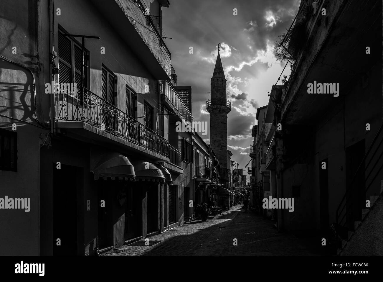 Old map of crete Black and White Stock Photos & Images - Alamy