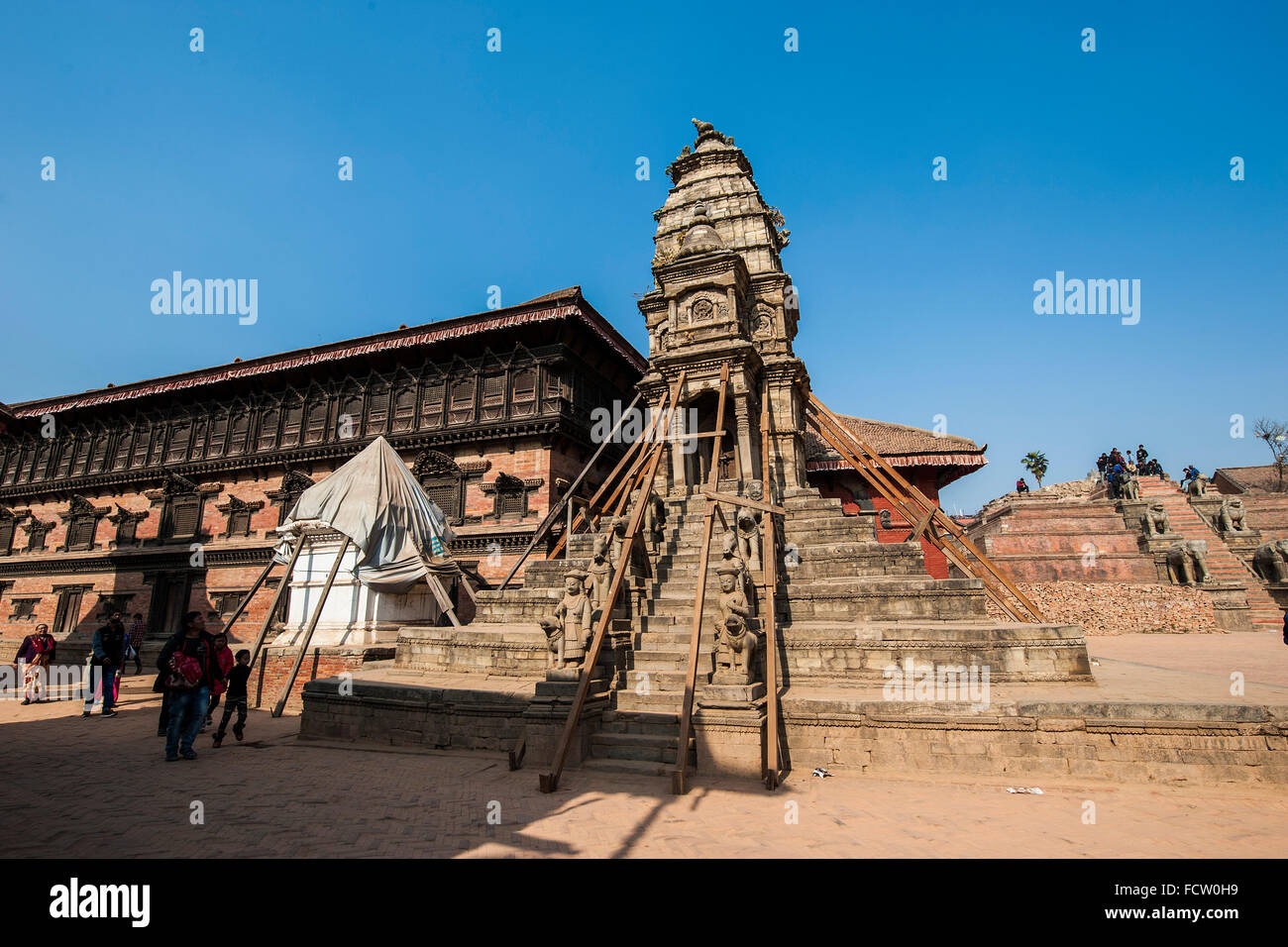 Nepal, Bhaktapur, temple Stock Photo - Alamy