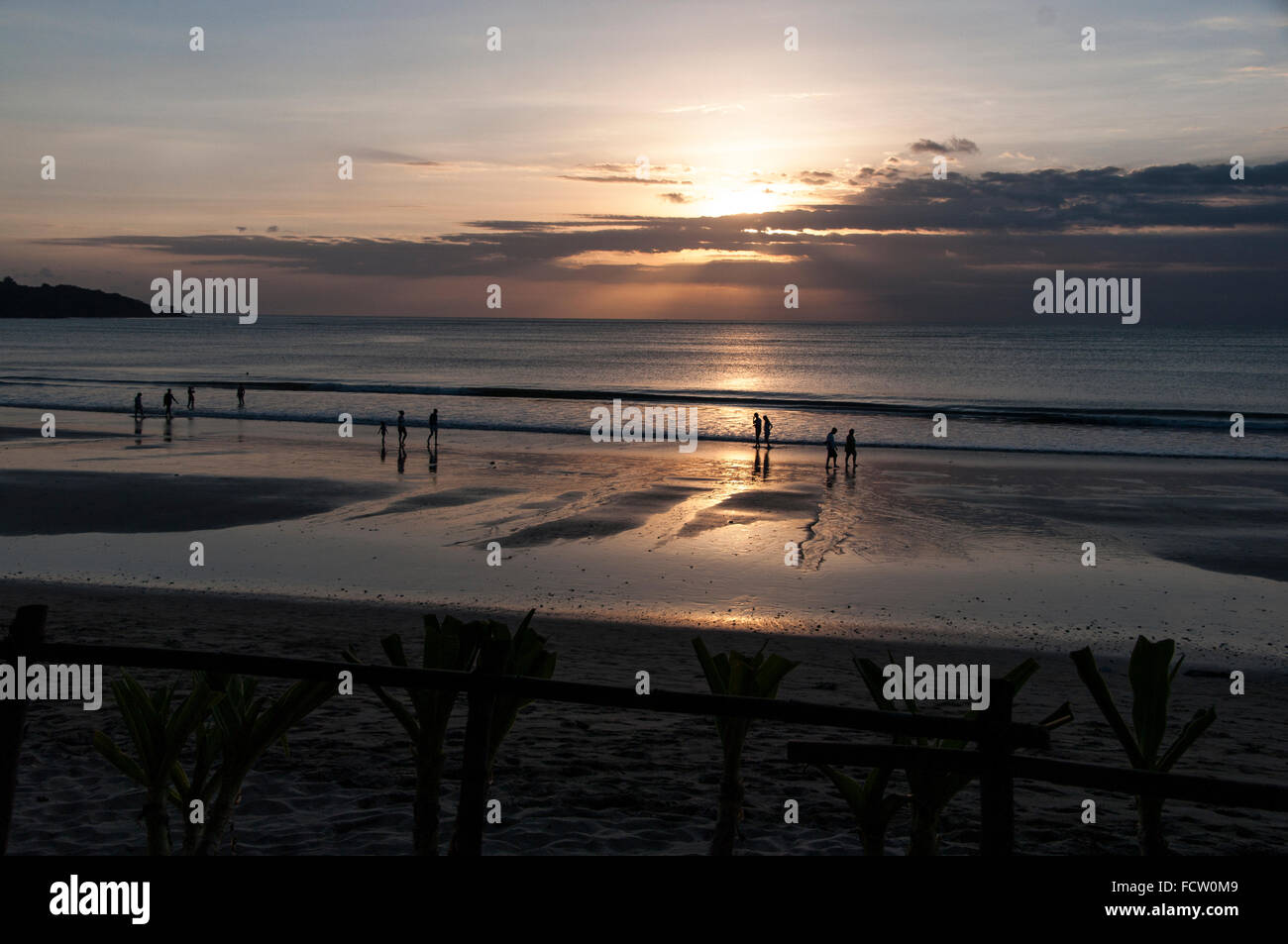 sea sunset Indonesia Bali Stock Photo - Alamy