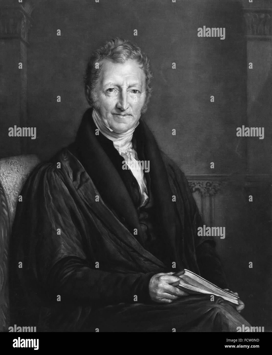 Thomas malthus Black and White Stock Photos & Images - Alamy
