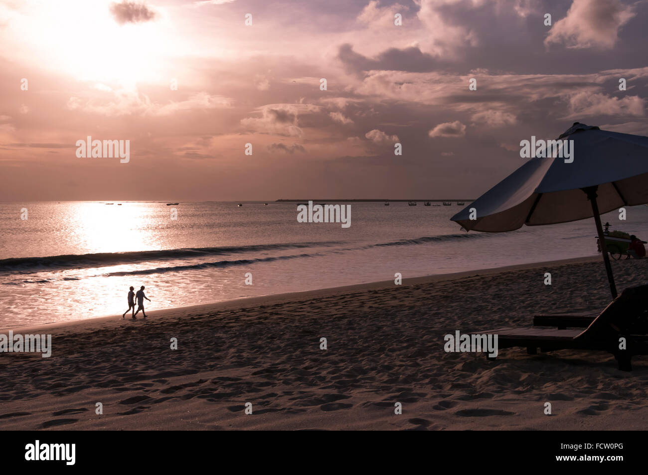 sea sunset Indonesia Bali Stock Photo - Alamy