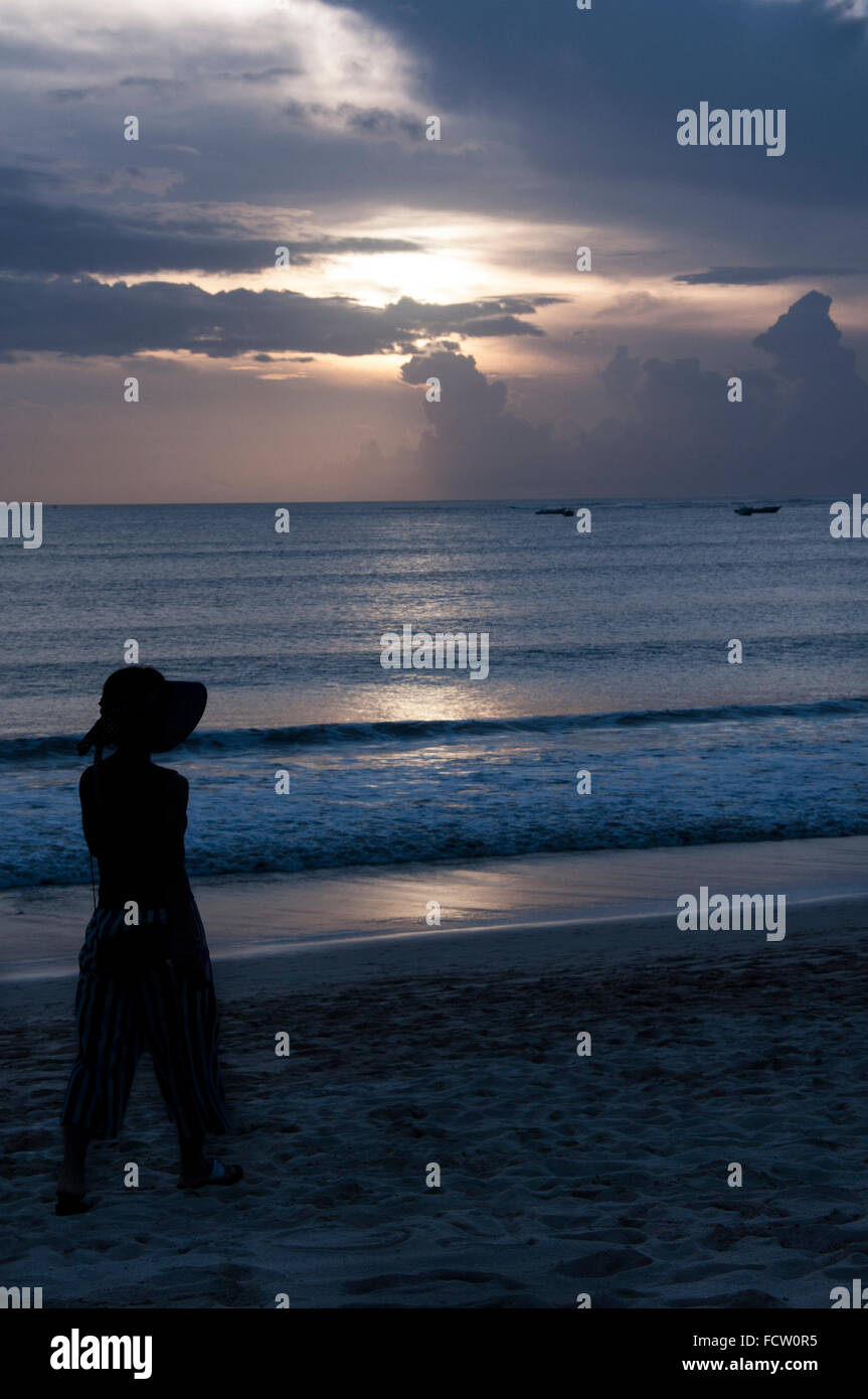 sea sunset Indonesia Bali Stock Photo - Alamy