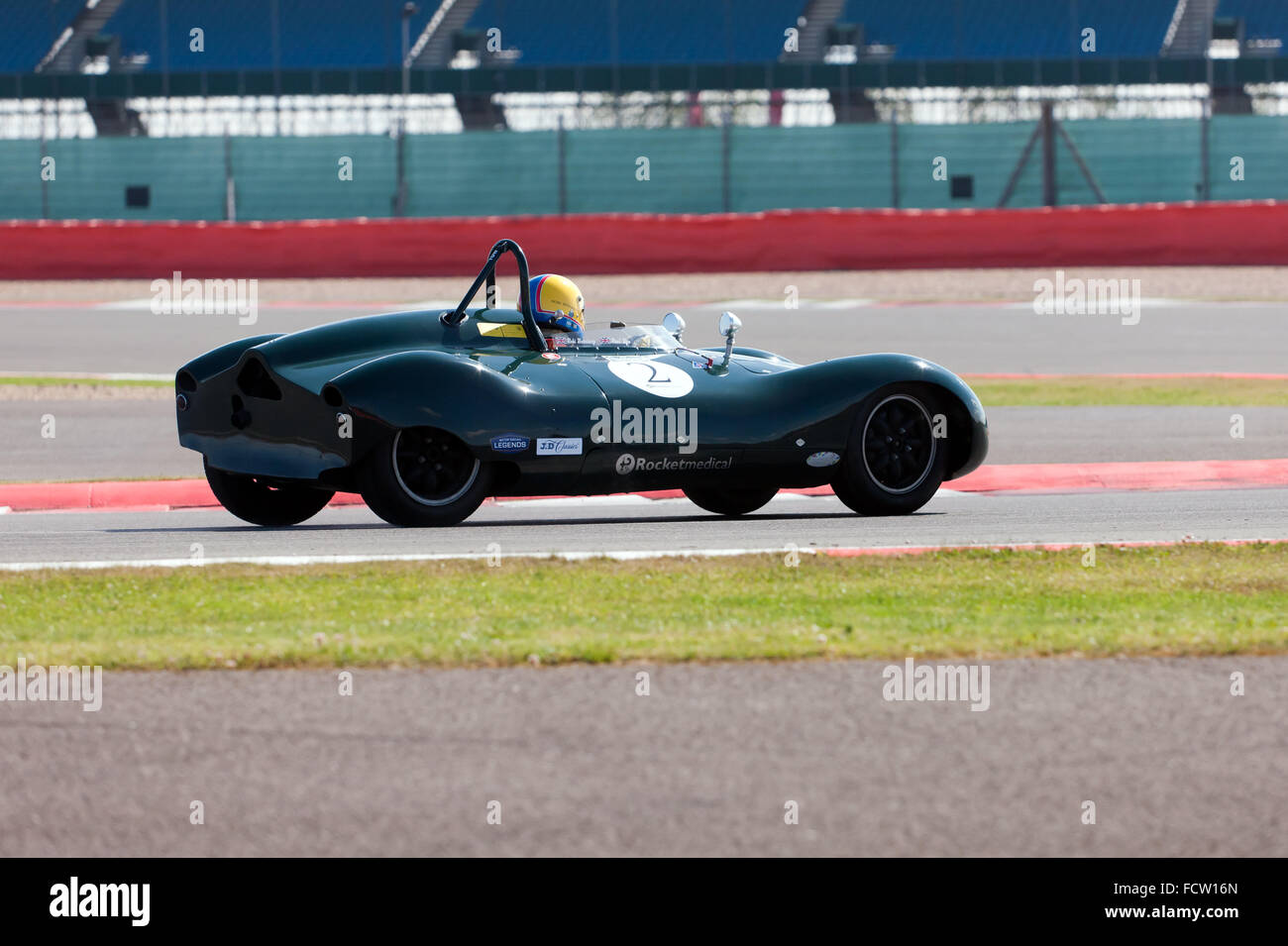 A Cooper-Climax T39 Bobtail, competing in the Stirling Moss Trophy for ...