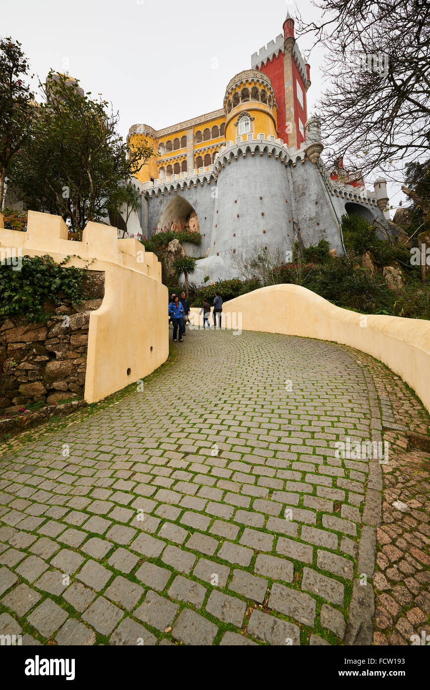 The Pena National Palace, Sintra, Portugal, Europe Stock Photo - Alamy
