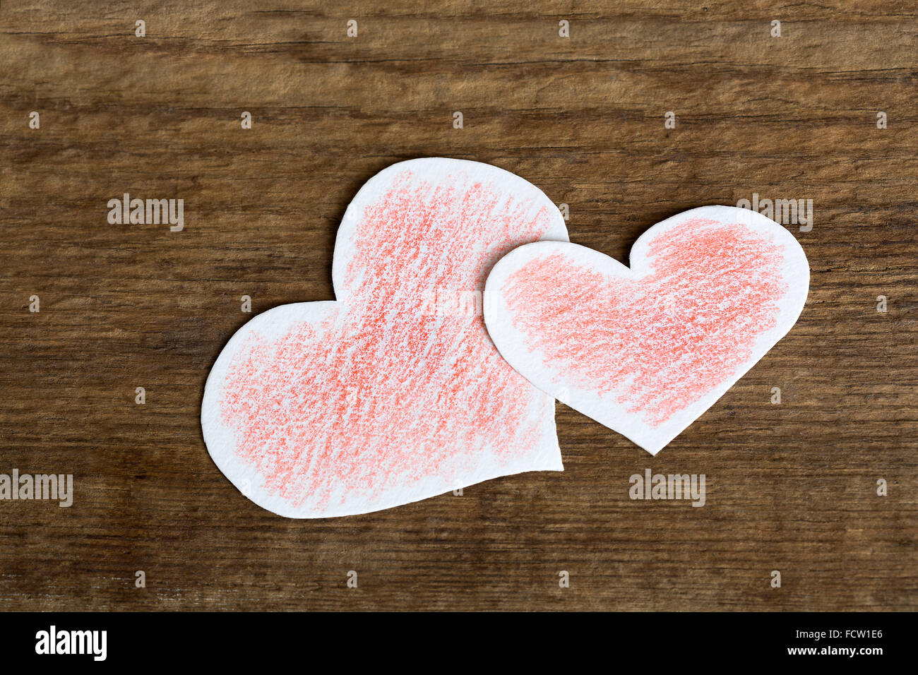 Two hearts together hi-res stock photography and images - Alamy
