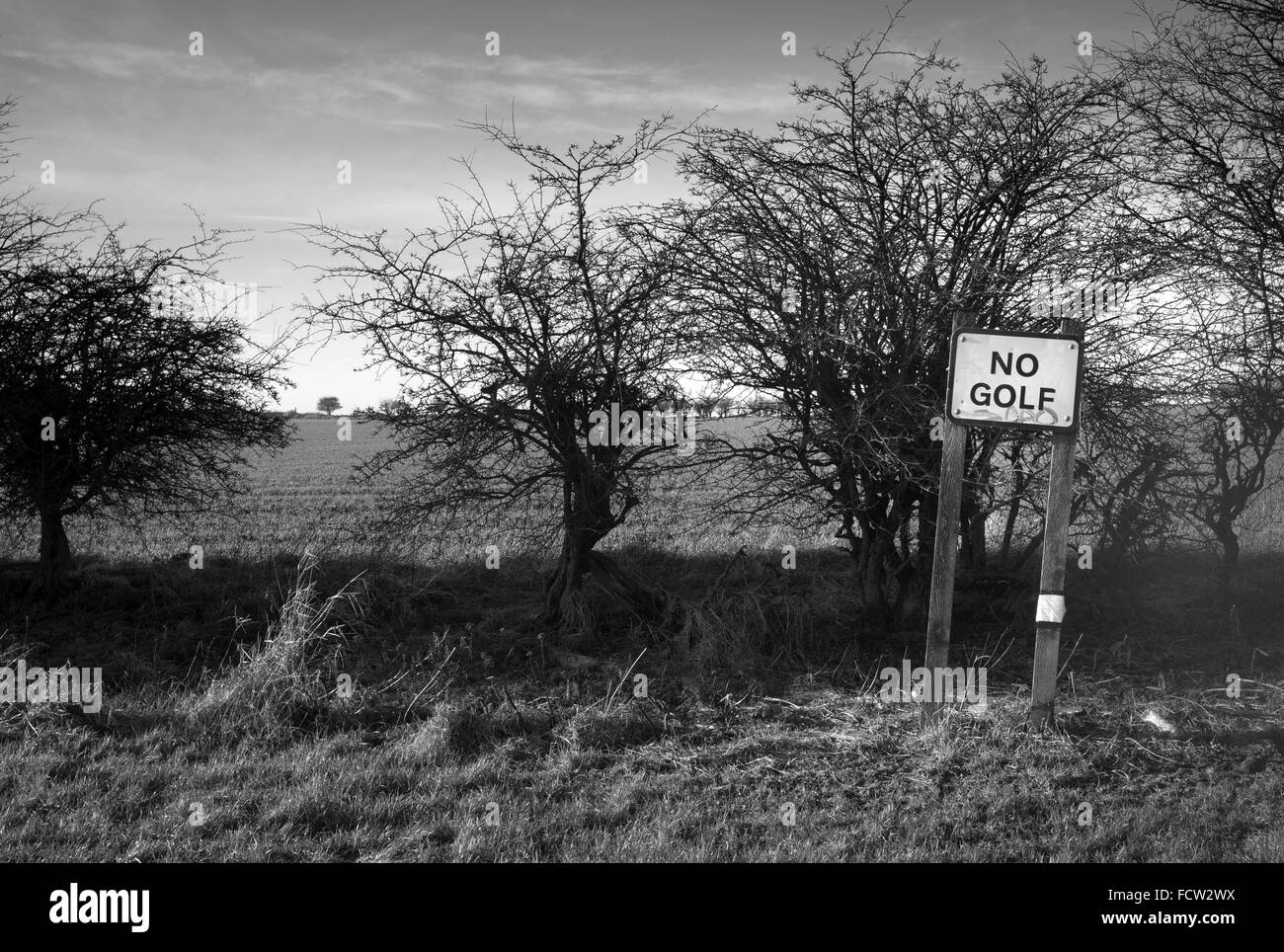 No golf sign hi-res stock photography and images - Alamy