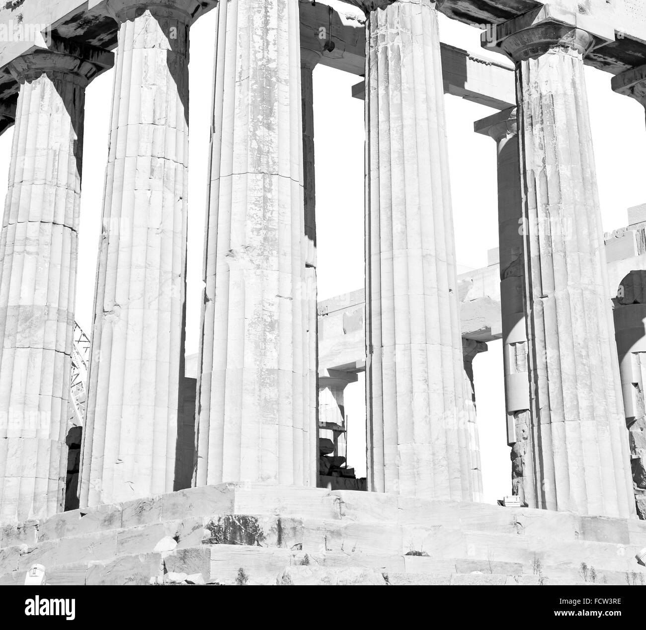 in greece the old architecture and historical place parthenon athens ...