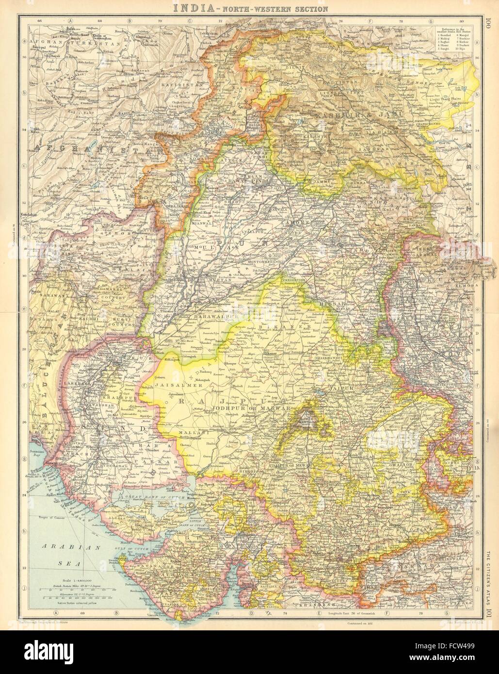 Map of gujarat hi-res stock photography and images - Alamy