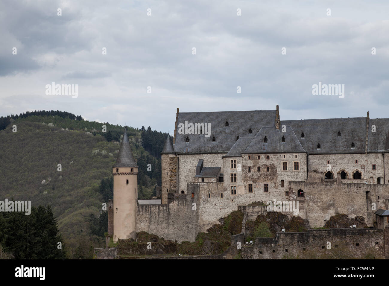 Vianden Castle, Vianden, Luxembourg Stock Photo - Alamy