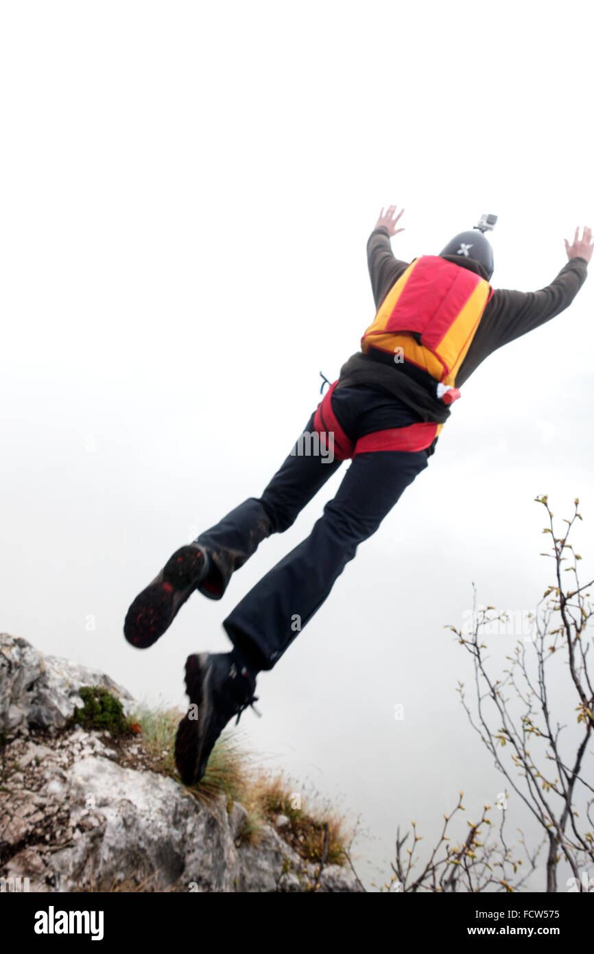 Stepping off cliff hi-res stock photography and images - Alamy