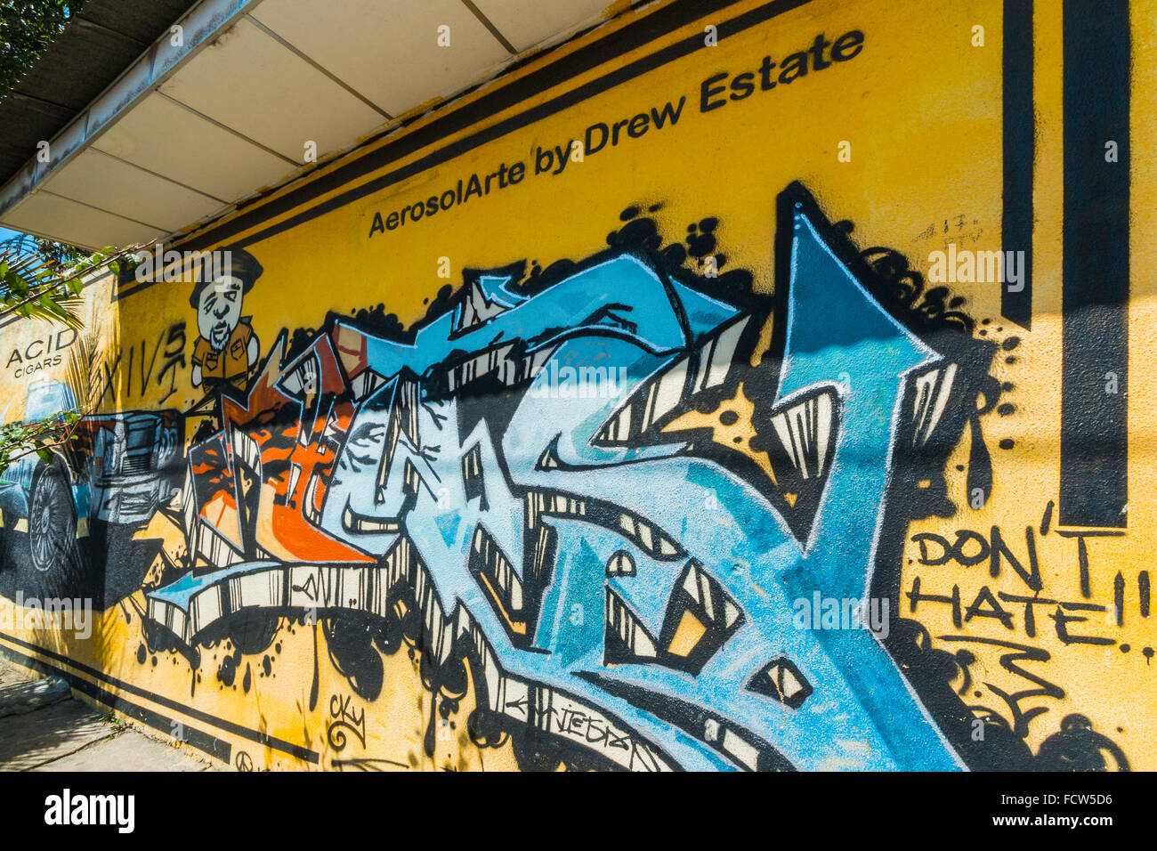 Graffiti art for Acid Cigars, a hip Drew Estate blend in this northern ...