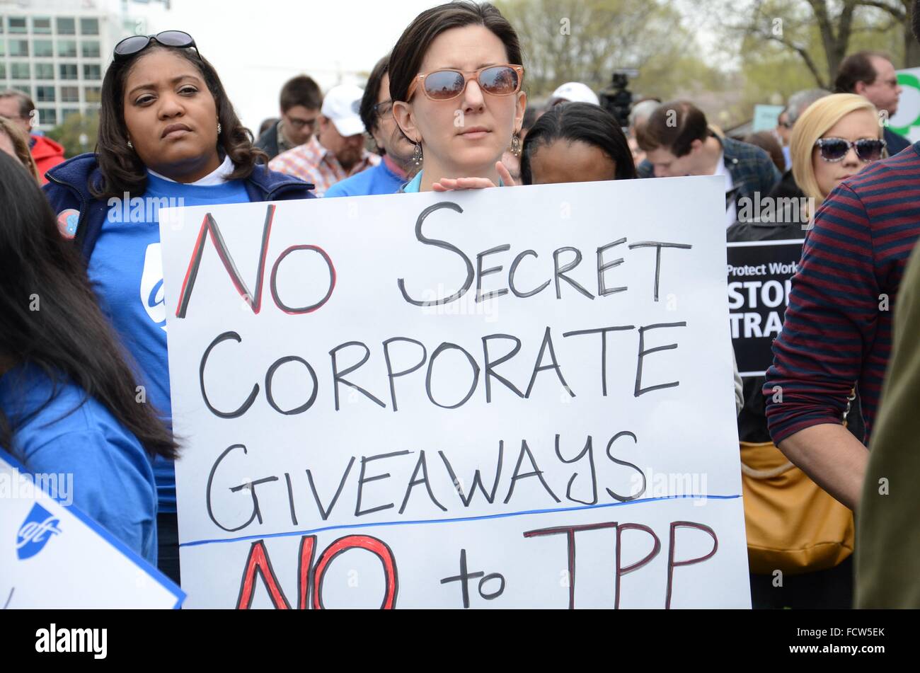 Free trade protest hi-res stock photography and images - Alamy