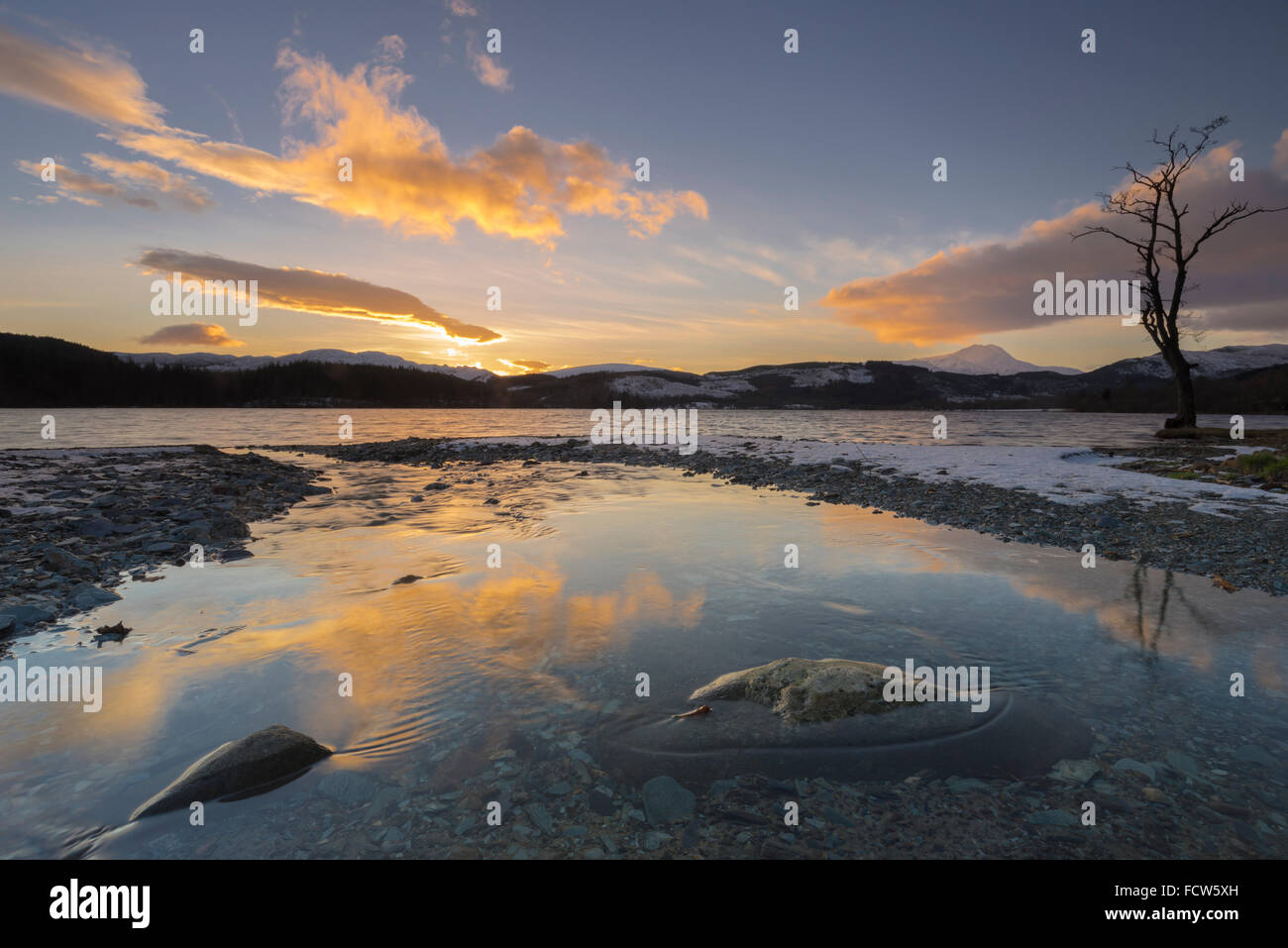 Loch ard scotland sunset hi-res stock photography and images - Alamy