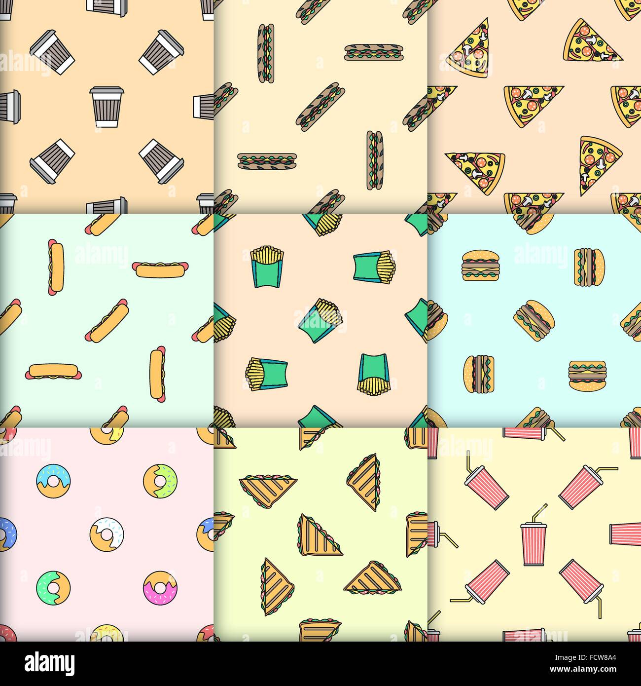 Slice of cake cup Stock Vector Images - Alamy