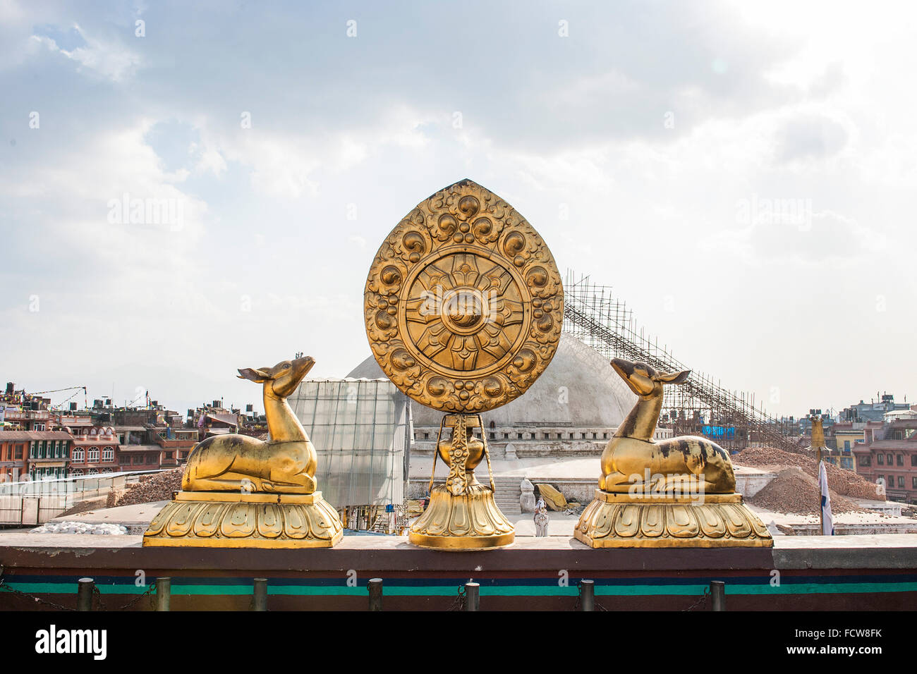 Nepal, Bouddhnath, temple Stock Photo - Alamy