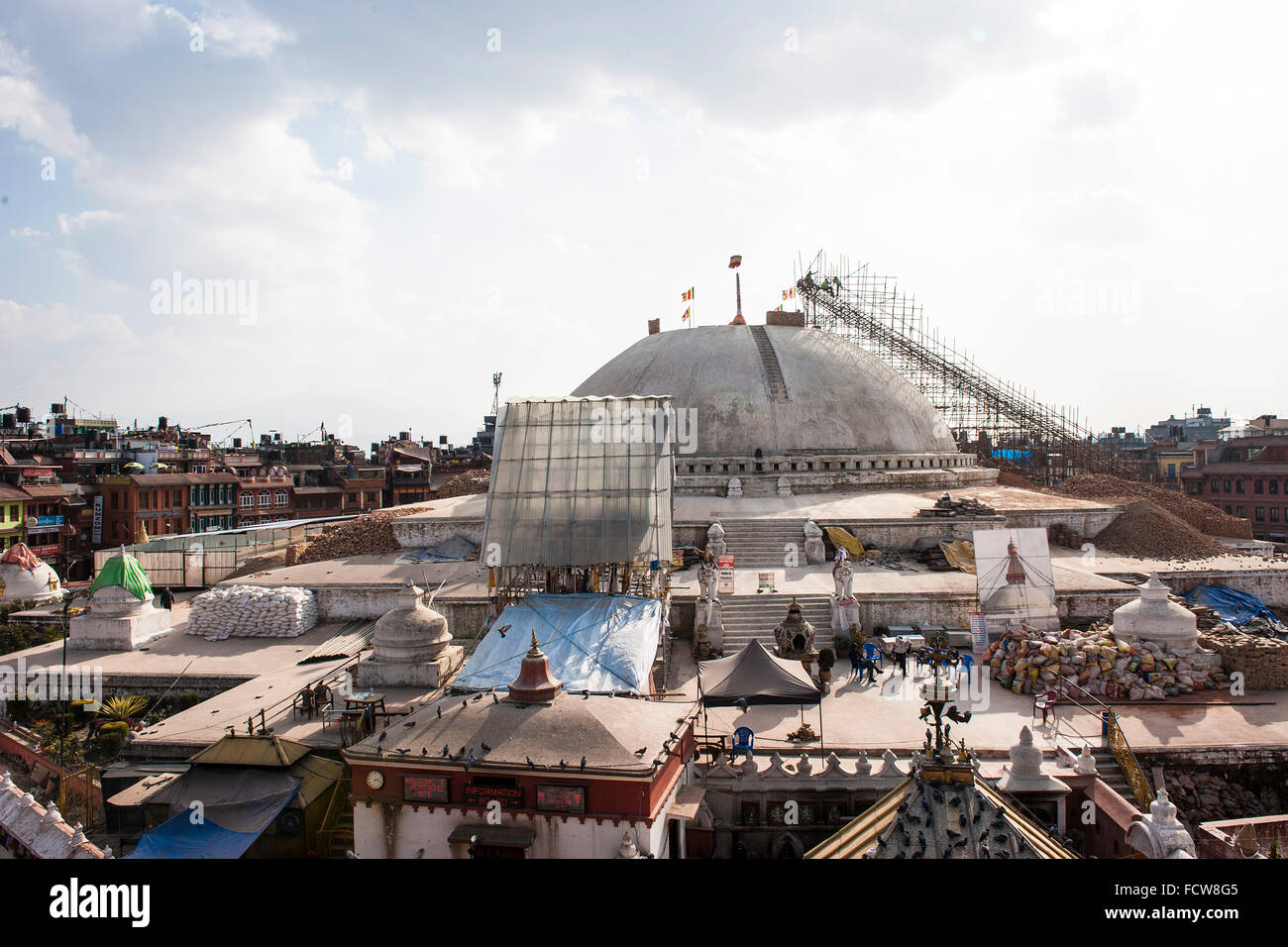 Nepal, Bouddhnath, landscape Stock Photo - Alamy
