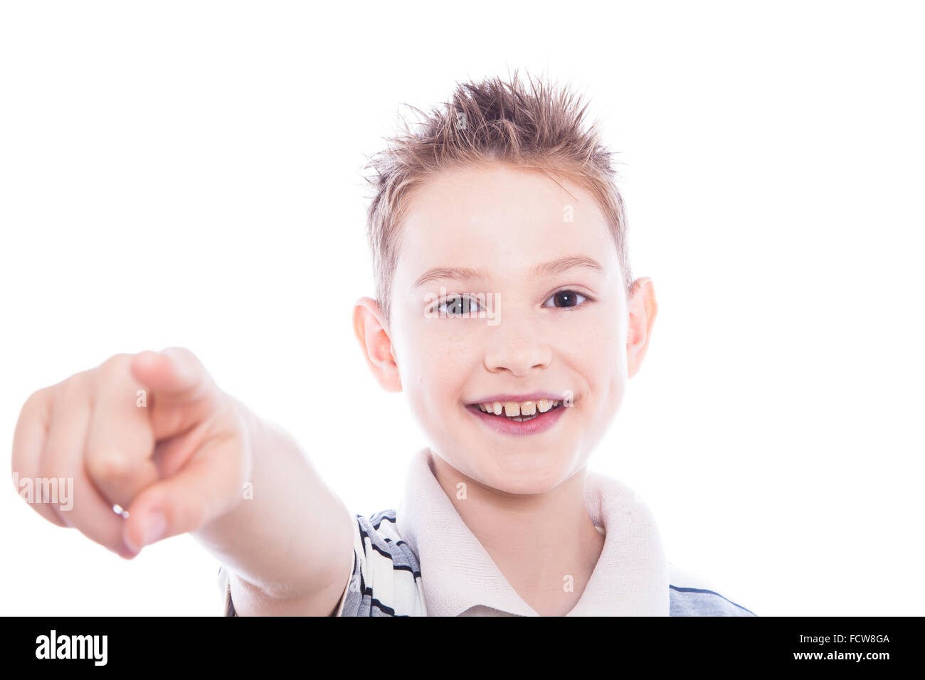 Boy point laughing hi-res stock photography and images - Alamy