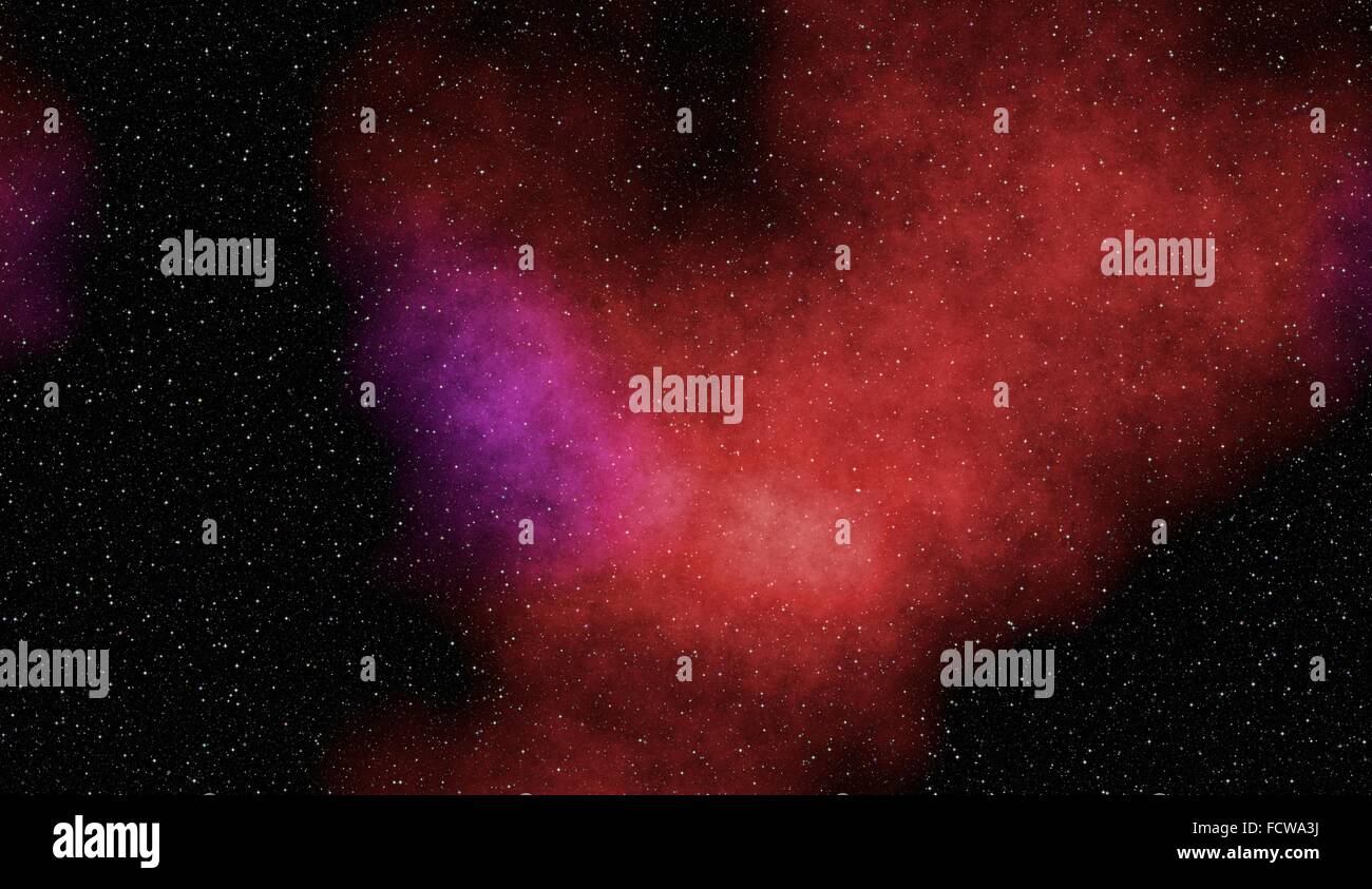 Night sky with space, stars and color nebula Stock Photo - Alamy