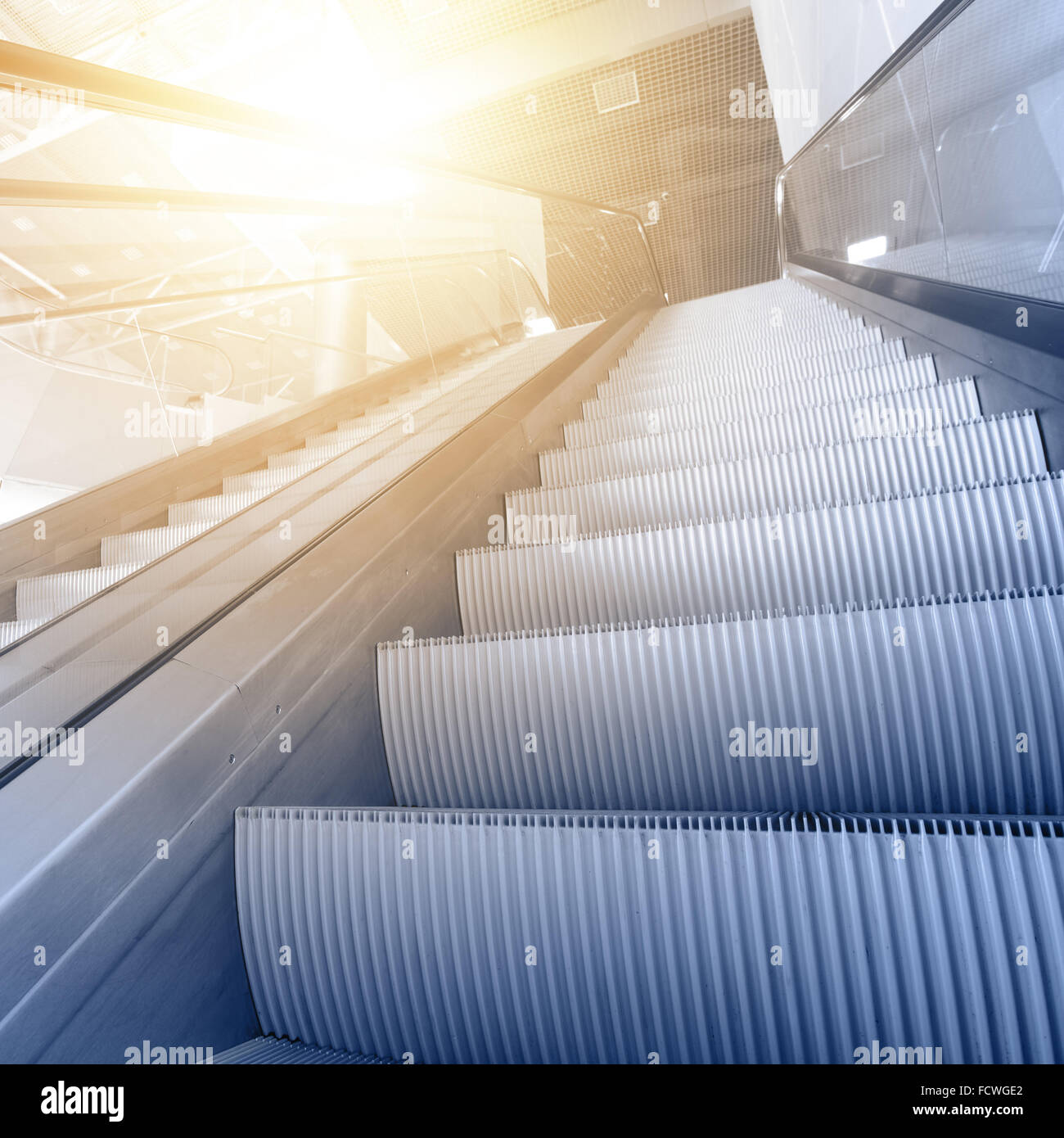 Escalator interior inside hi-res stock photography and images - Alamy