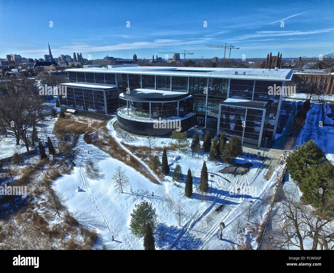 Aerial view of a city, United States Stock Photo - Alamy