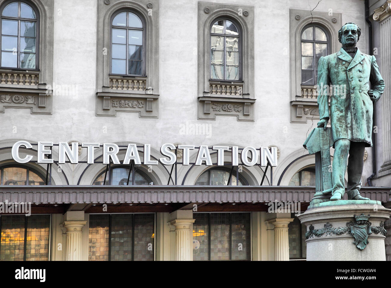 Stockholm central station train hi-res stock photography and images - Alamy