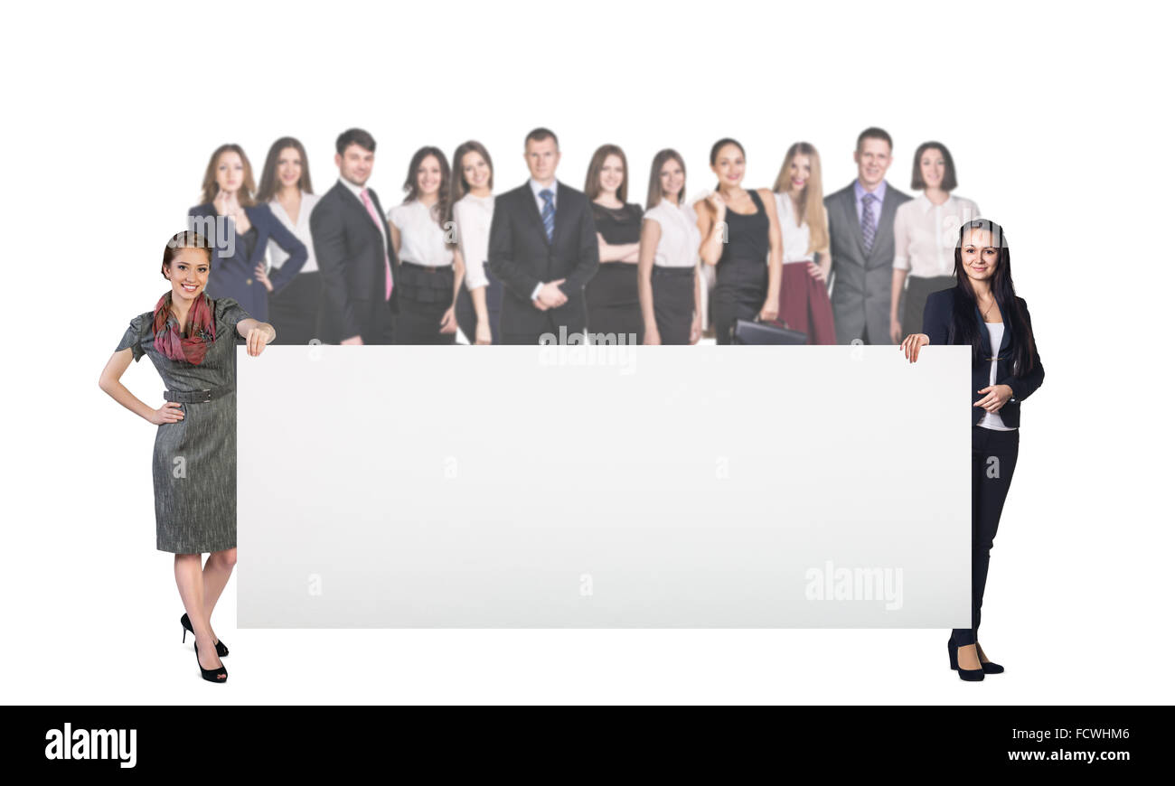 Group of business people over white background Stock Photo - Alamy