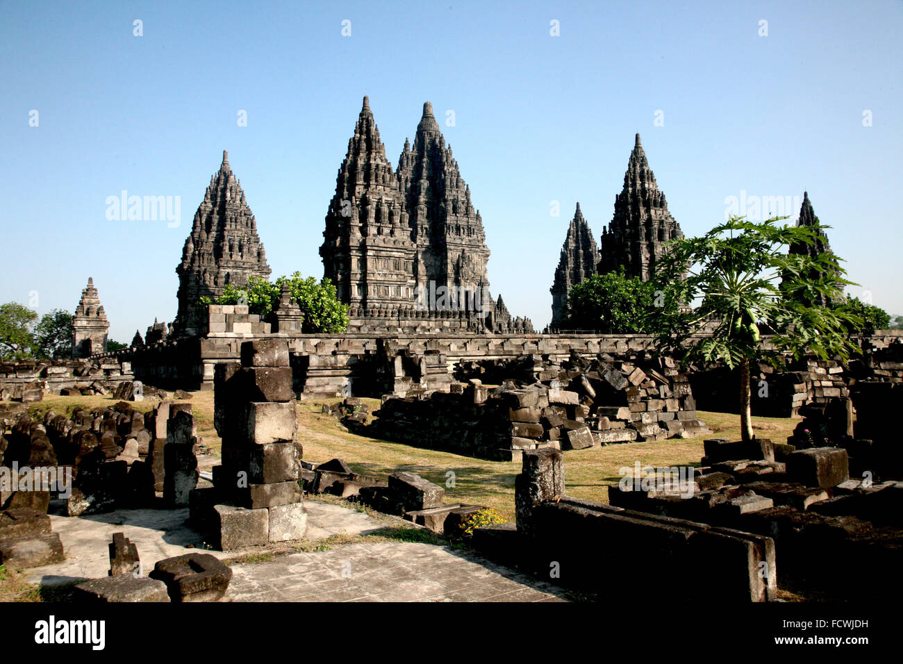 Prambanan hindu temples hi-res stock photography and images - Alamy