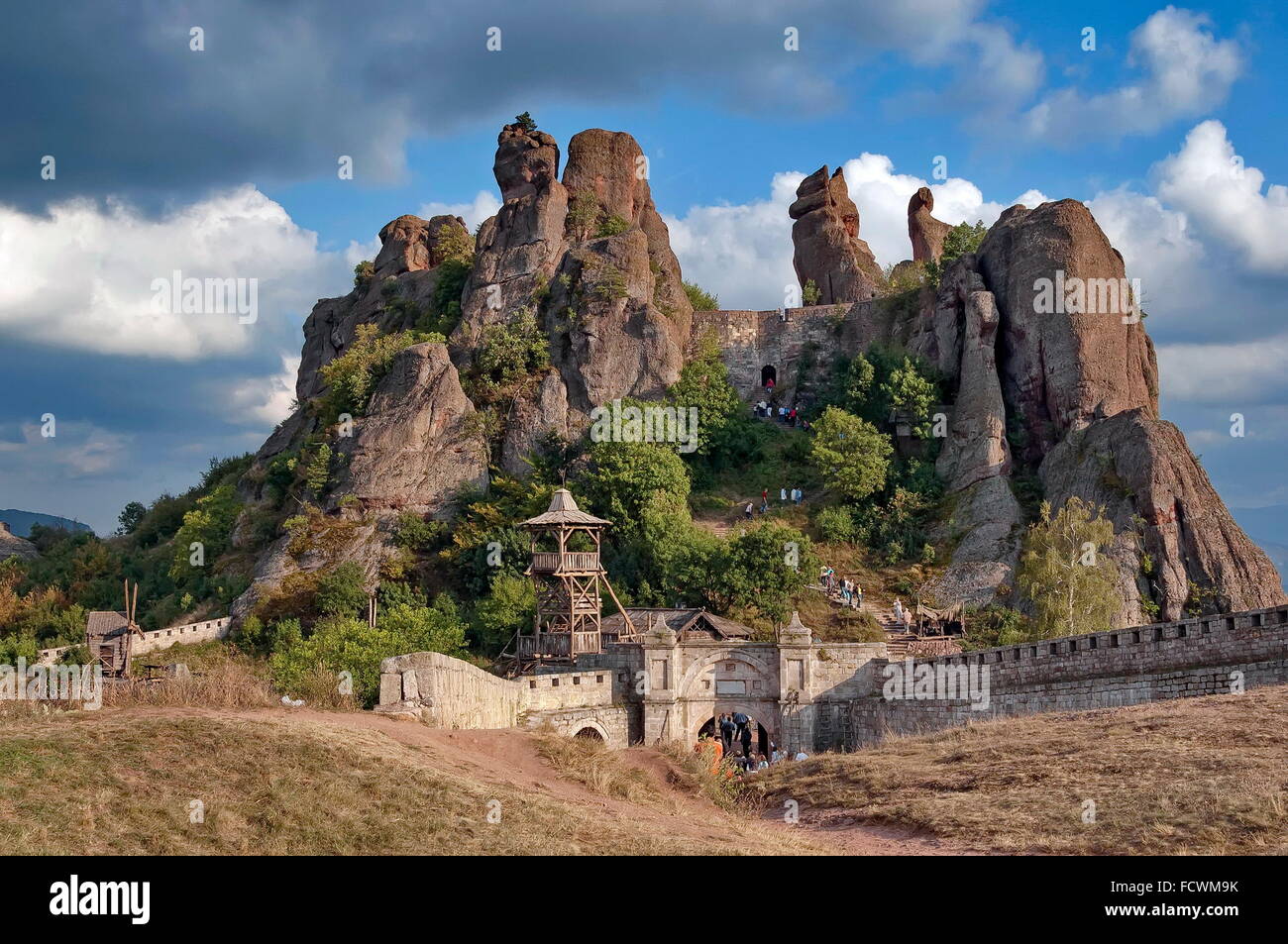 Belogradchik rocks Fortress Landmark Kaleto, Bulgaria, Europe Stock ...