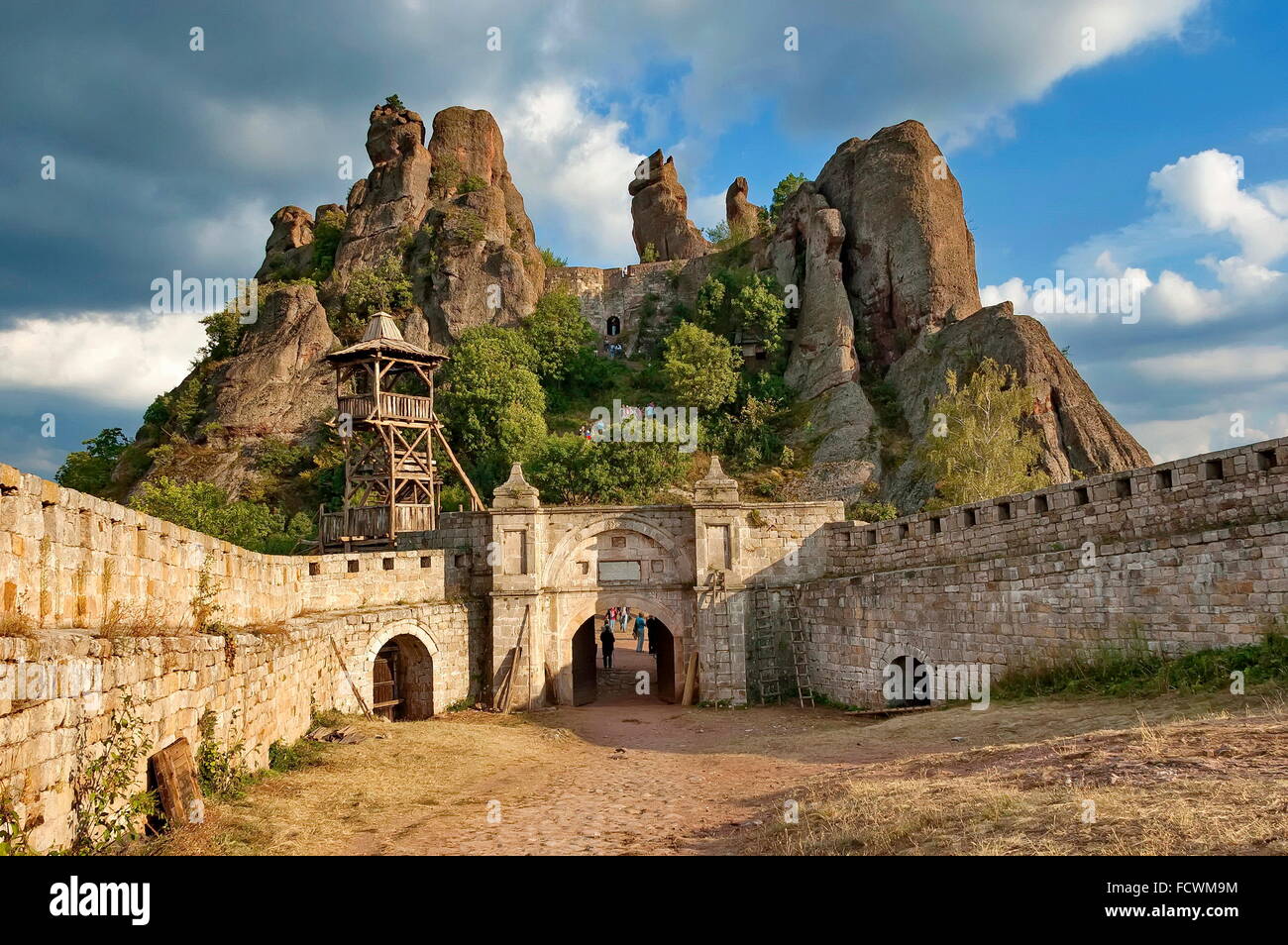 Belogradchik rocks Fortress Landmark Kaleto, Bulgaria, Europe Stock ...