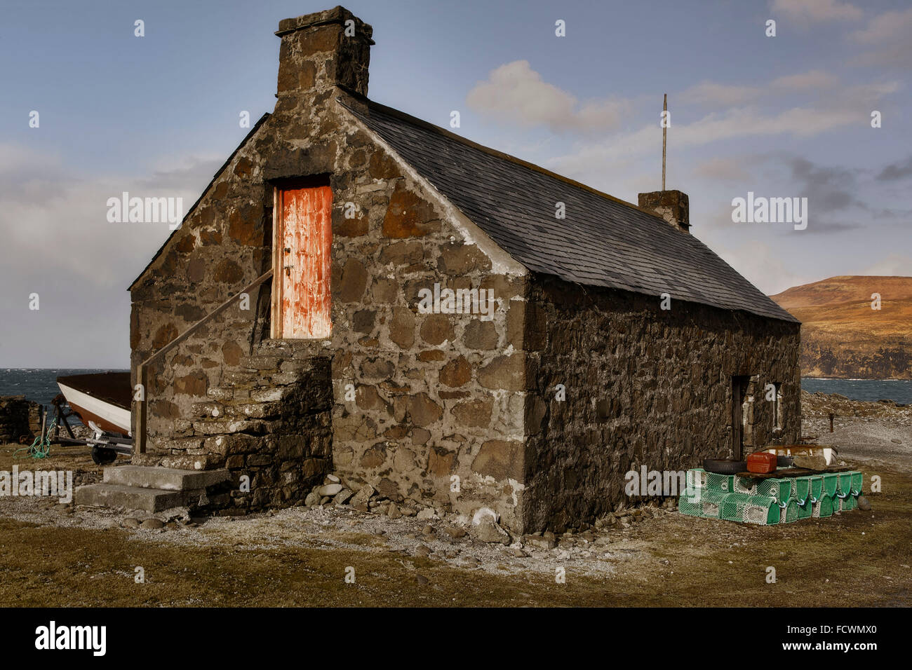 Ramshackle Fishing Shack Stock Photo - Alamy