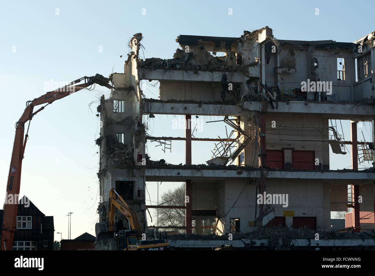 Demolition of former Royal Mail sorting office, Coventry city centre ...